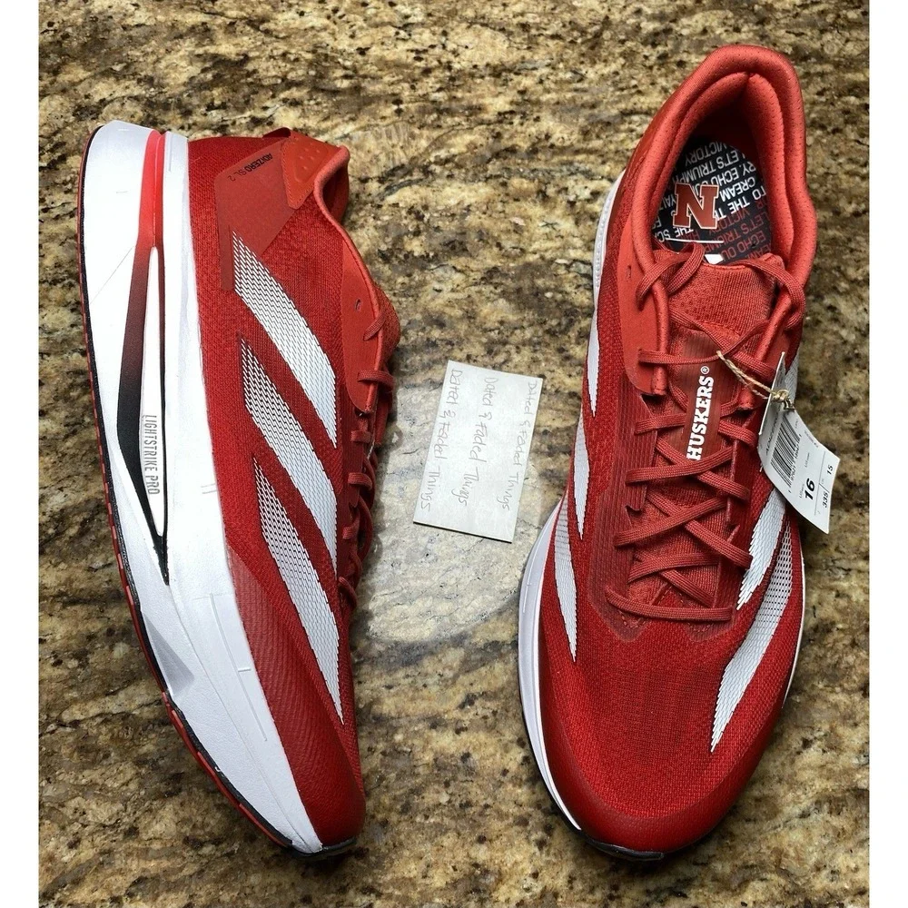 adidas | Shoes | Men Size 6 Adidas Nebraska Cornhuskers Adizero Sl2 ...